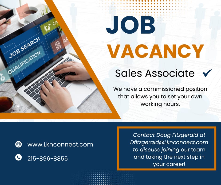 Job Vacancy - Sales Positions - LKNConnectCommunity