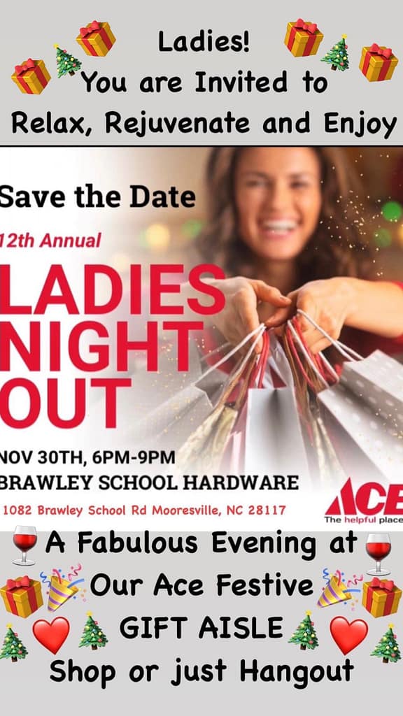 Ladies Night Out at Ace Hardware! - LKNConnectCommunity