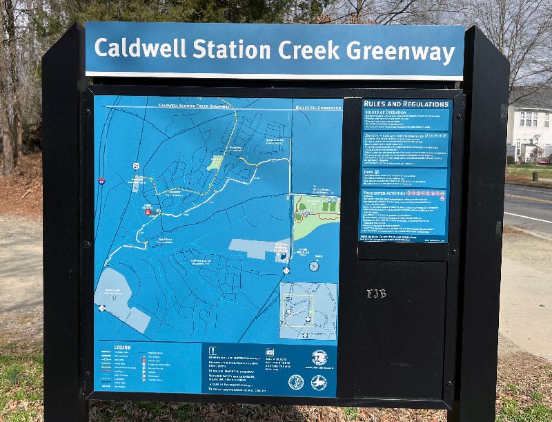LET'S TAKE A WALK - Caldwell Station Creek Greenway - Huntersville ...