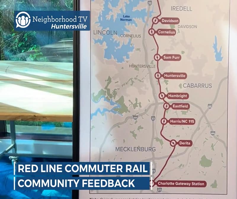 HUNTERSVILLE: RED LINE COMMUTER RAIL - LKNConnectCommunity